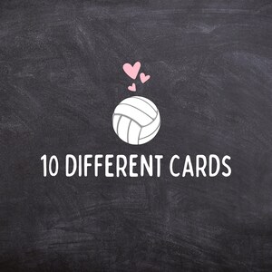 Volleyball Valentines Cards | Volleyball Valentines | Printable ...