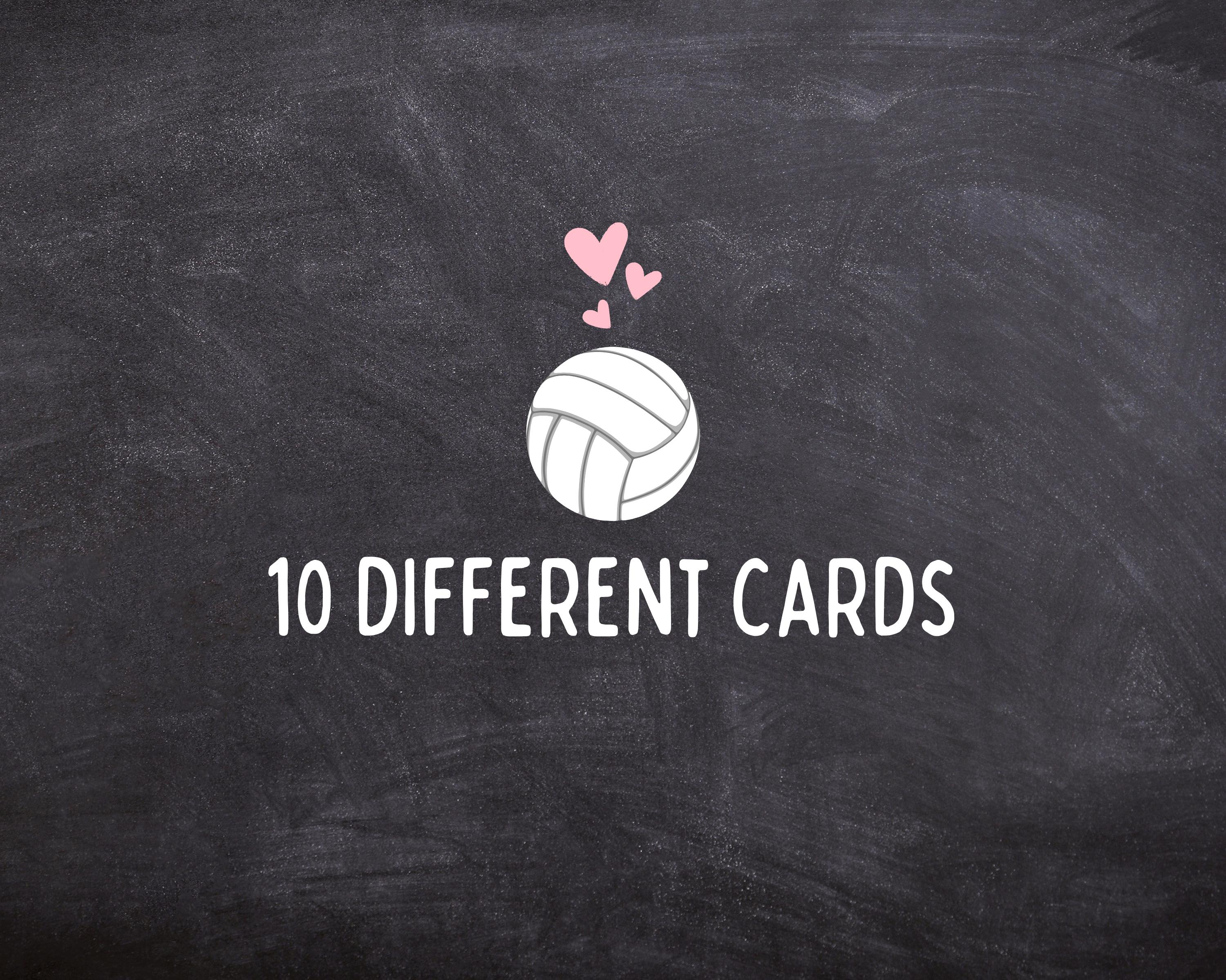 Volleyball Valentines Cards: Punny Class Valentines (digital Download ...