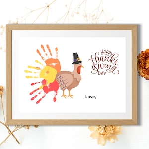 Thanksgiving Handprint Craft | Thanksgiving Preschool Craft ...