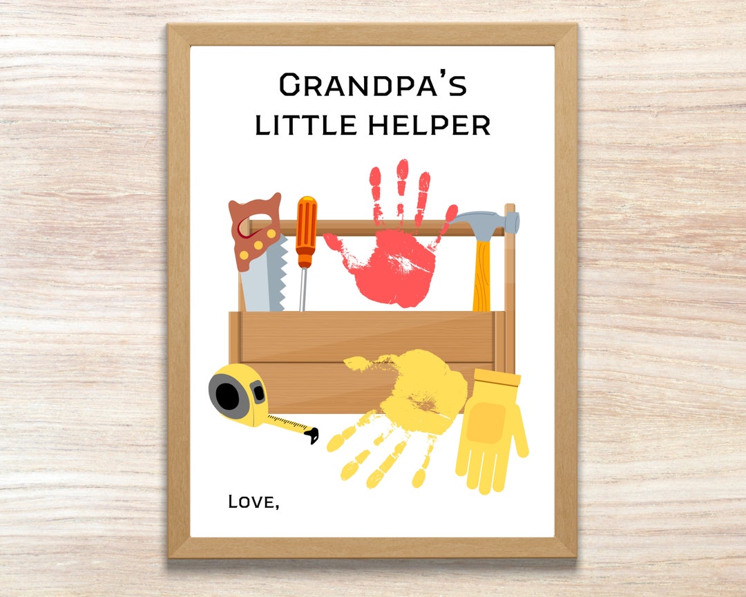 Grandparents Day Handprint Craft | Grandparents Day Craft ...