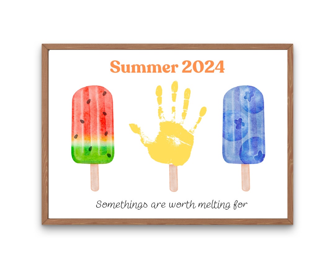 Summer Handprint Craft Summer Craft for Kids Summer Craft Summer Art ...