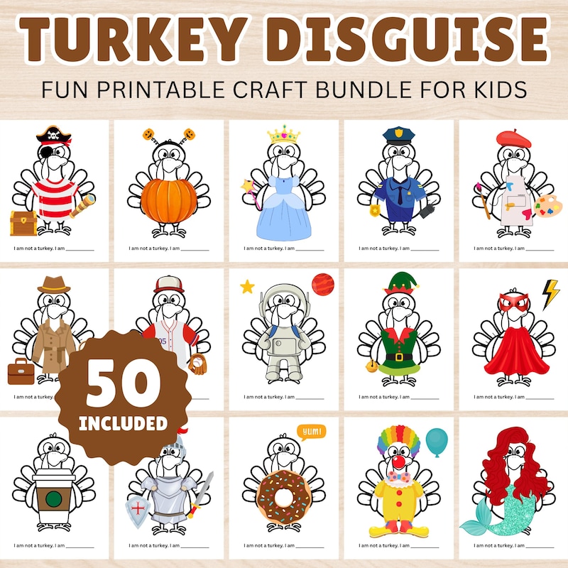 Disguise a Turkey Ideas - Etsy