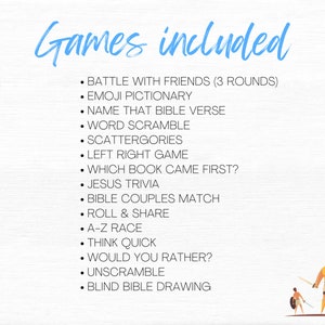 Bible Games Bundle Bible Study Games Bible Games for - Etsy