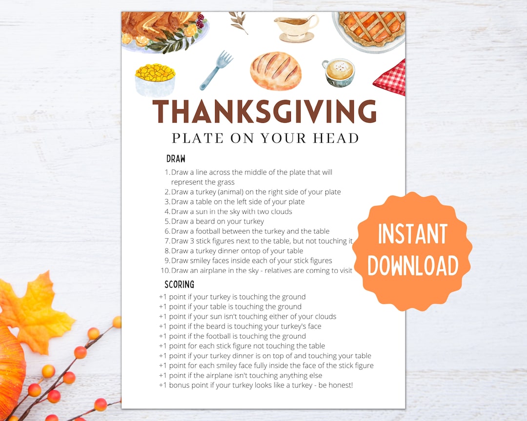 Hilarious Thanksgiving Game Thanksgiving Games Thanksgiving Games ...