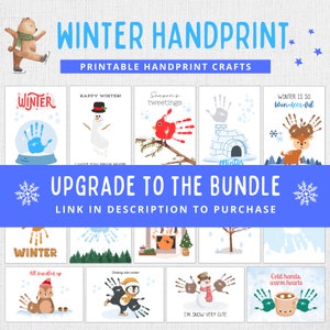 Winter Handprint Craft | Winter Preschool Craft | Winter Craft for Kids ...