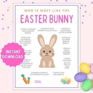 Who is Most Like the Easter Bunny | Easter Games | Easter Game Kids ...