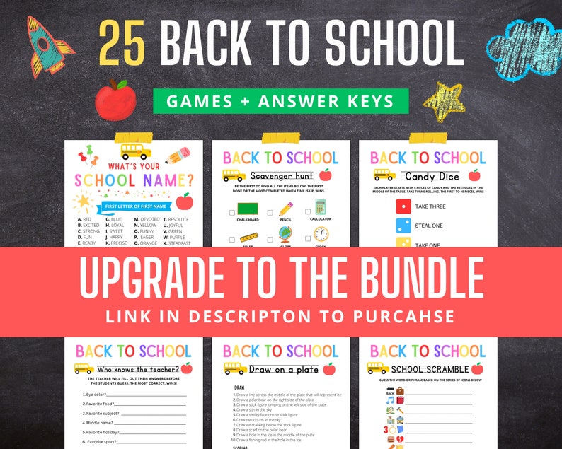 What's Your School Name? | Back to School Game | First Day of School ...