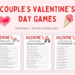 Valentine's Couples Games | Valentine's Games for Adults | Valentine's ...