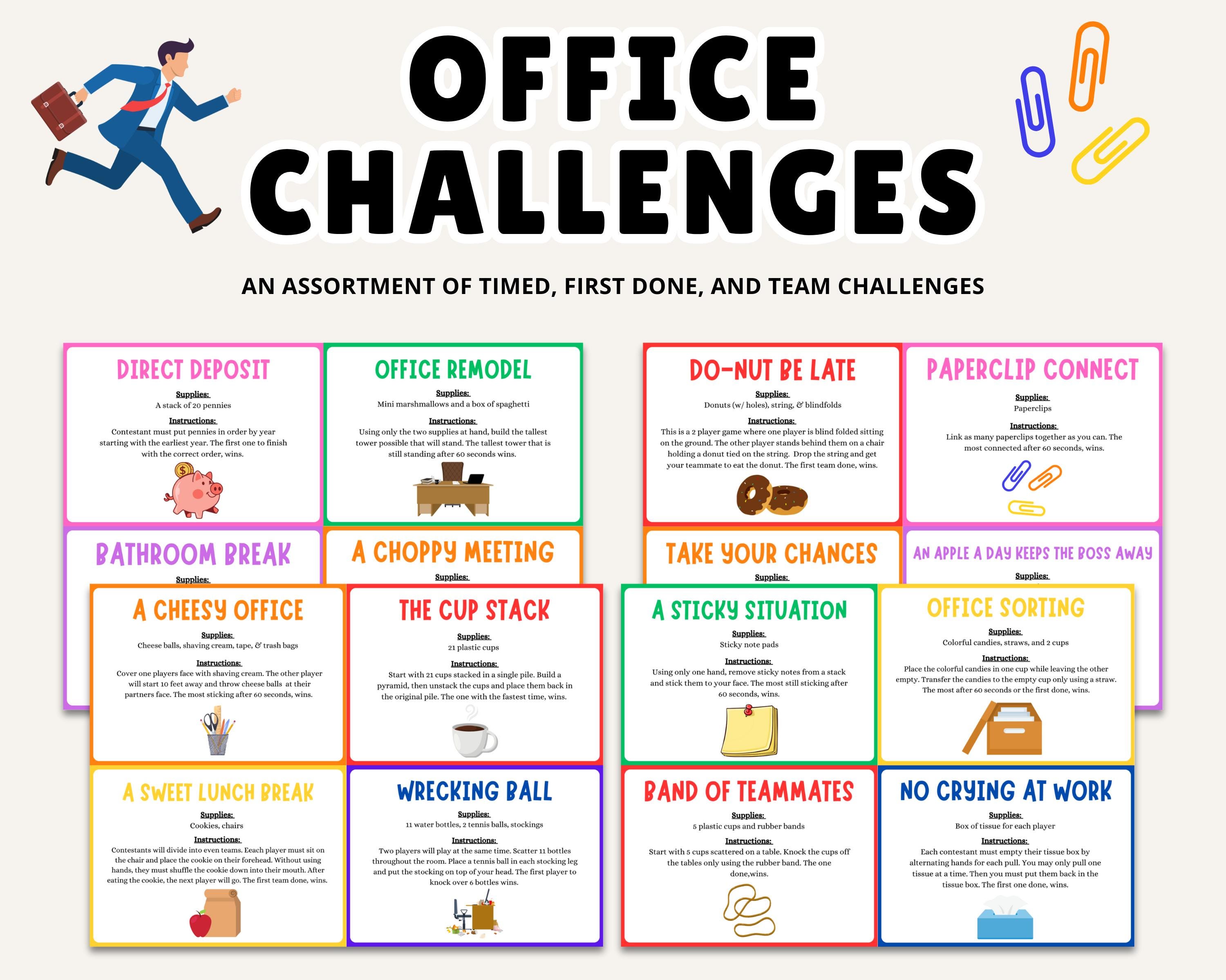 Office Party Games | Team Building Icebreakers (digital Download) - Etsy