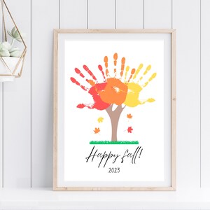 Fall Handprint Craft Fall Handprint Art Fall Craft for Kids Autumn ...