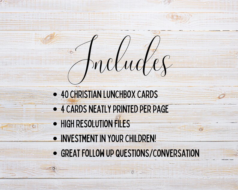 Christian Lunch Box Notes Lunch Box Notes for Kids Bible - Etsy