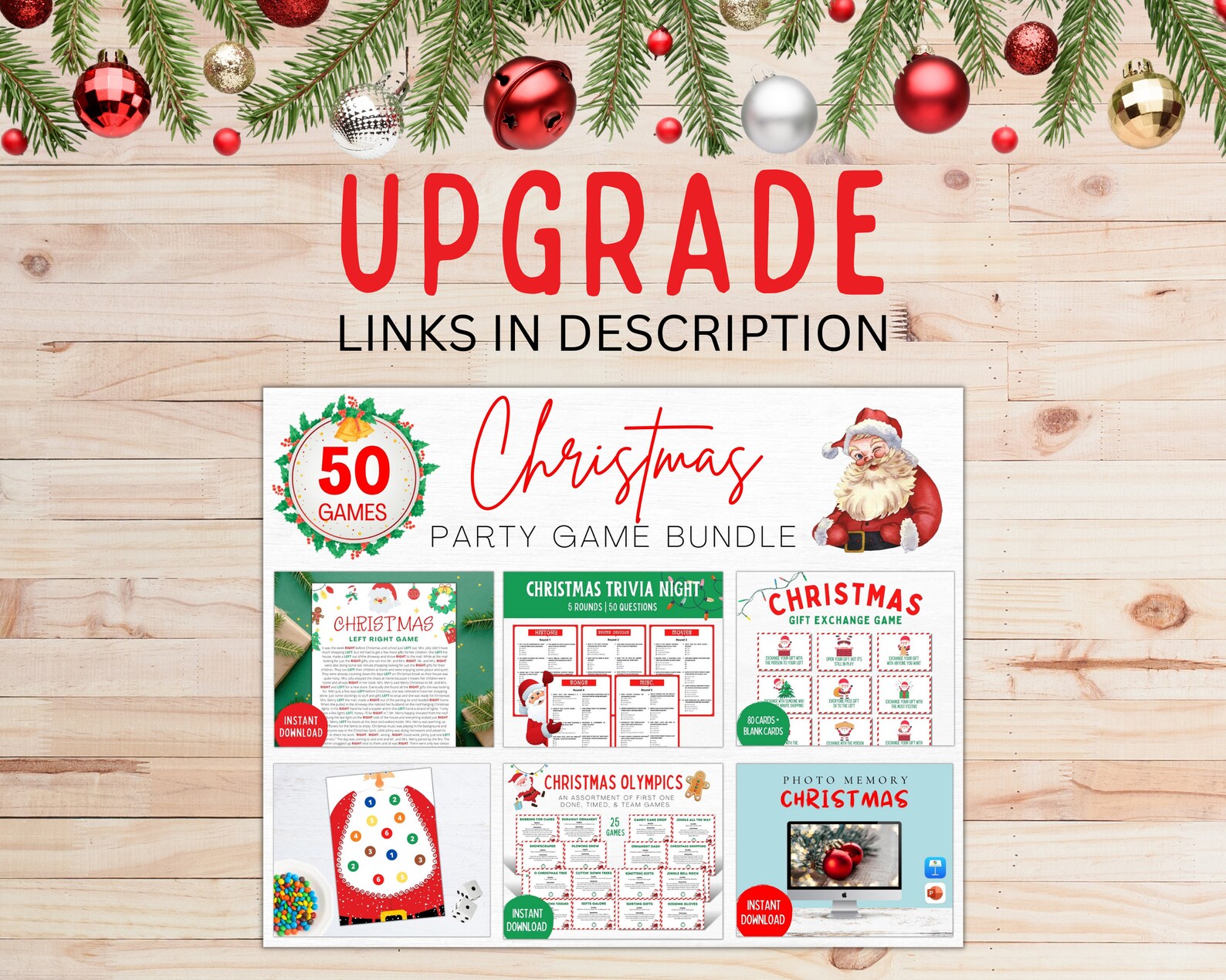 Christmas Find the Guest Bingo Christmas Party Games - Etsy