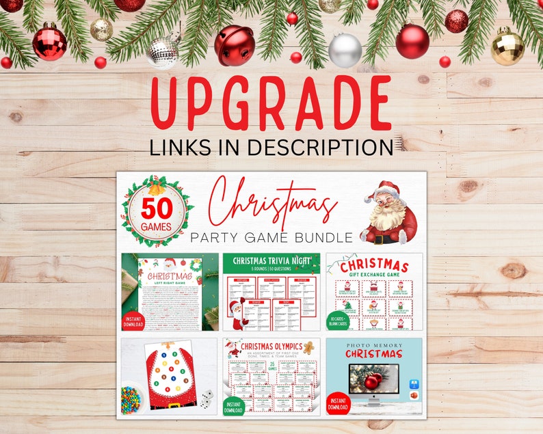 Christmas Find the Guest Bingo Christmas Party Games - Etsy