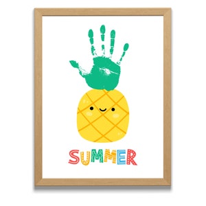 Summer Handprint Craft | Summer Craft for Kids | Summer Craft | Summer ...