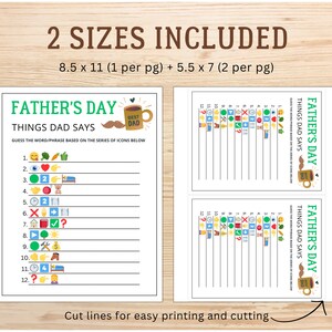 Funny Father's Day Game | Father's Day Game | Fathers Day Activity ...