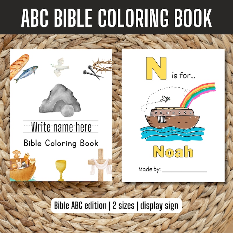 Bible Coloring Book - Etsy