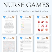 Nurse Emoji Pictionary Game Printable | Nurses Week Party Game ...