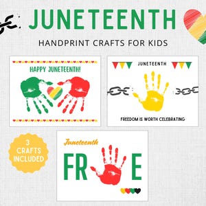 Juneteenth Handprint Craft | Juneteenth Craft | Juneteenth for Kids ...