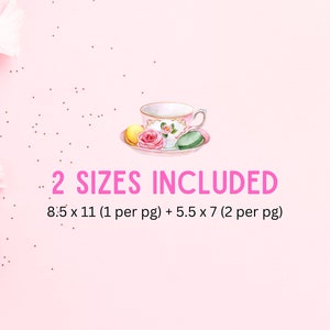 Tea Party Etiquette Trivia Game | Bridal Shower, Birthday (digital ...