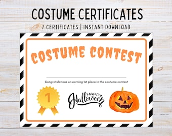 Printable Costume Contest - Etsy