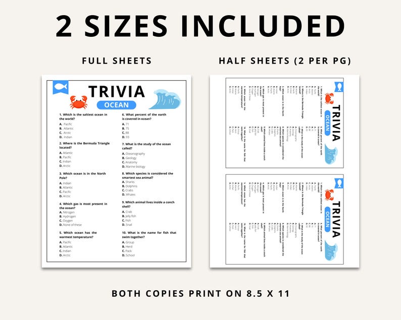 Trivia Game MEGA Bundle: 35 Categories, 350 Questions (printable) - Etsy