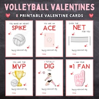 Softball Valentine Gift Tag: Printable Classroom Party Favor (digital ...