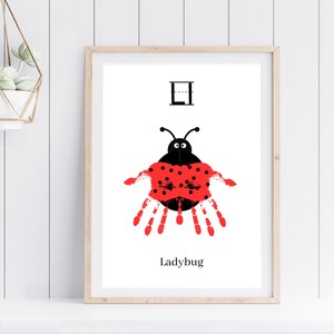 Animal Alphabet Handprint Art | DIY Kids Craft (printable) - Etsy