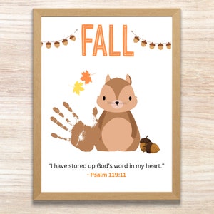 Fall Bible Handprint Craft Fall Bible Crafts Bible Crafts Fall Sunday ...