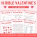 Valentine's Bible Games Valentine's Church Games Valentine's Party ...