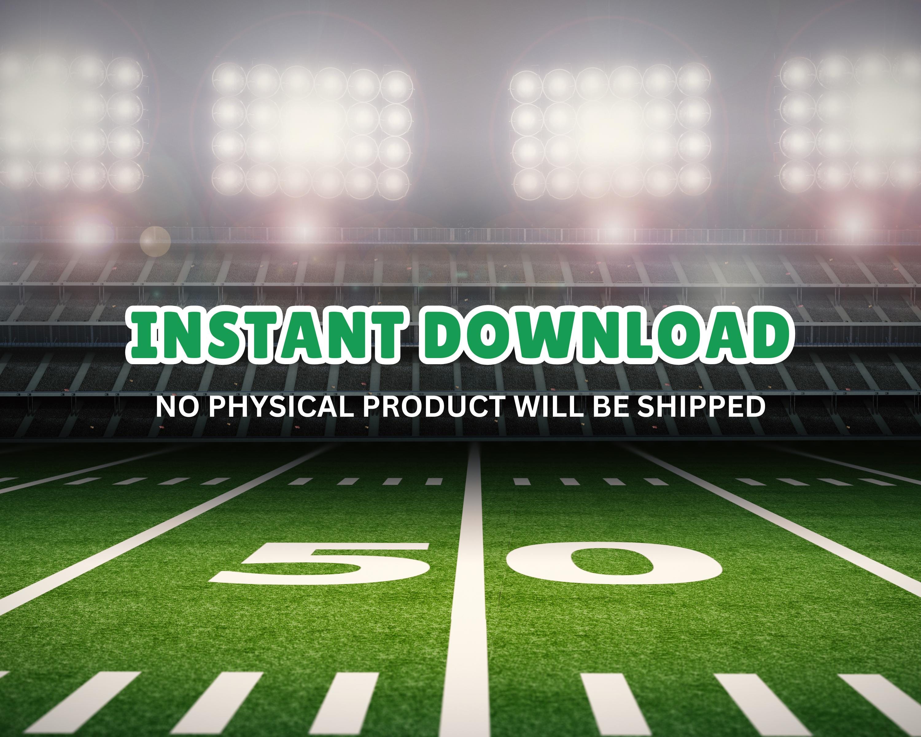 Printable Football Left Right Game: Fun Party Activity (digital ...