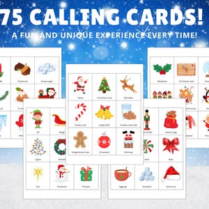 Christmas Bingo | Printable Christmas Bingo | Holiday Bingo | Christmas ...