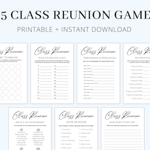 Class Reunion Games | High School Reunion Games | Class Reunion Ideas ...