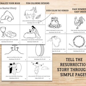 Easter Story Mini Book | Easter Bible Craft | Resurrection Craft ...