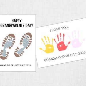 Grandparents Day Handprint Craft Grandparents Day Craft - Etsy