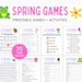 Spring Games Bundle Spring Games Spring Activities Spring Games for ...