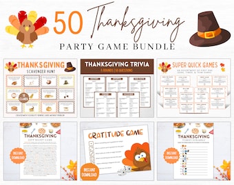 Friends Themed Thanksgiving Game Bundle Friendsgiving Games - Etsy
