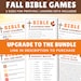 Fall Bible Harvest Match Game: Sunday School Printable (digital ...