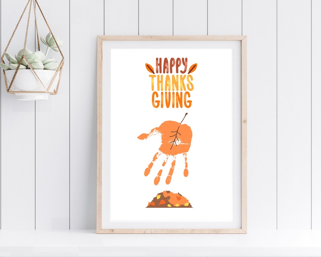 Thanksgiving Handprint Craft | Thanksgiving Preschool Craft ...