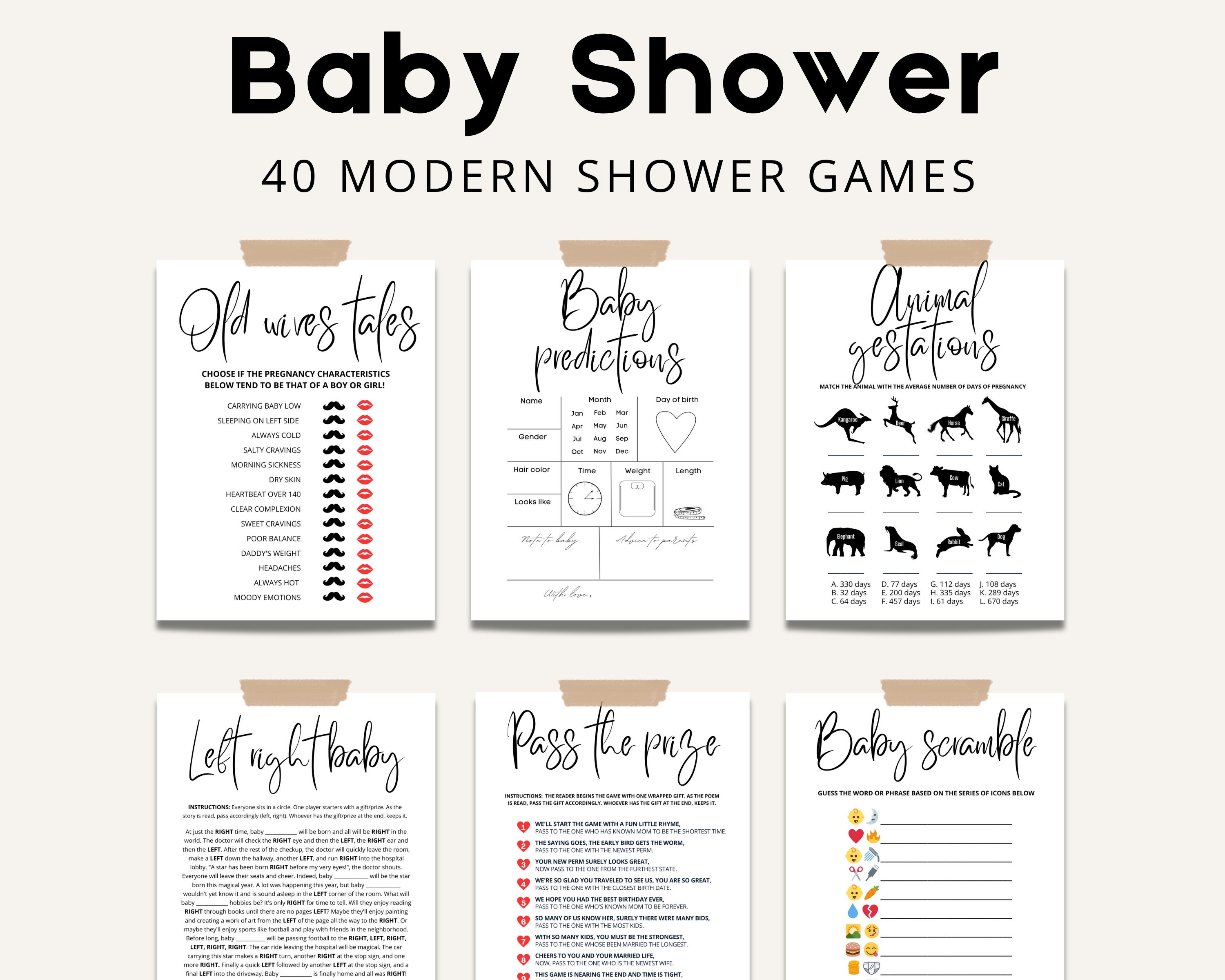 Juegos Sencillos Y Divertidos Para Baby Shower Los 10 Juegos Más
