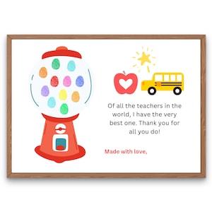 Teacher Appreciation Gift | Printable Teacher Gift | Teacher ...