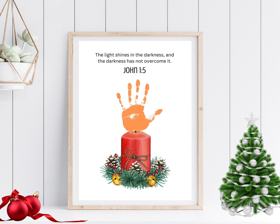 Nativity Handprint Craft | Nativity Scene Craft | Christian Christmas ...