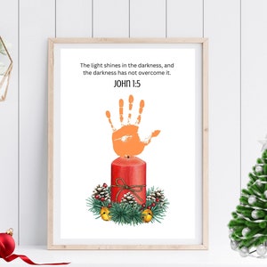 Nativity Handprint Craft Nativity Scene Craft Christian Christmas Craft ...