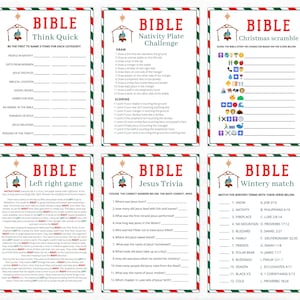 Church Christmas Party Games Christmas Bible Games Nativity Games Bible ...