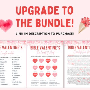 Bible Couples Match | Valentine's Bible Games | Valentine's Church ...