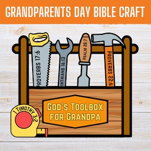 God's Toolbox for Grandpa Grandparents Day Bible Craft Christian Craft ...