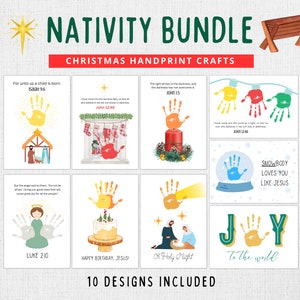 Christmas Handprint Craft | Nativity Craft | Christian Christmas Crafts ...