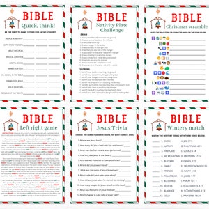 Church Christmas Party Games | Christmas Bible Games | Nativity Games ...
