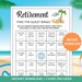 Retirement Find the Guest Bingo Game | Party Printable (digital ...