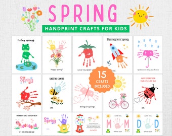 Spring Handprint Craft , Spring Craft for Kids , Spring Craft Classroom ...