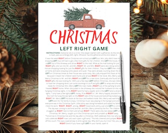 Christmas Vacation Left Right Christmas Game | Christmas Pass the Prize ...